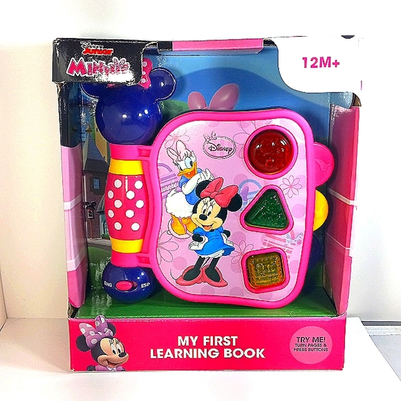 Disney | Toys | Minnie My First Learning Book | Poshmark